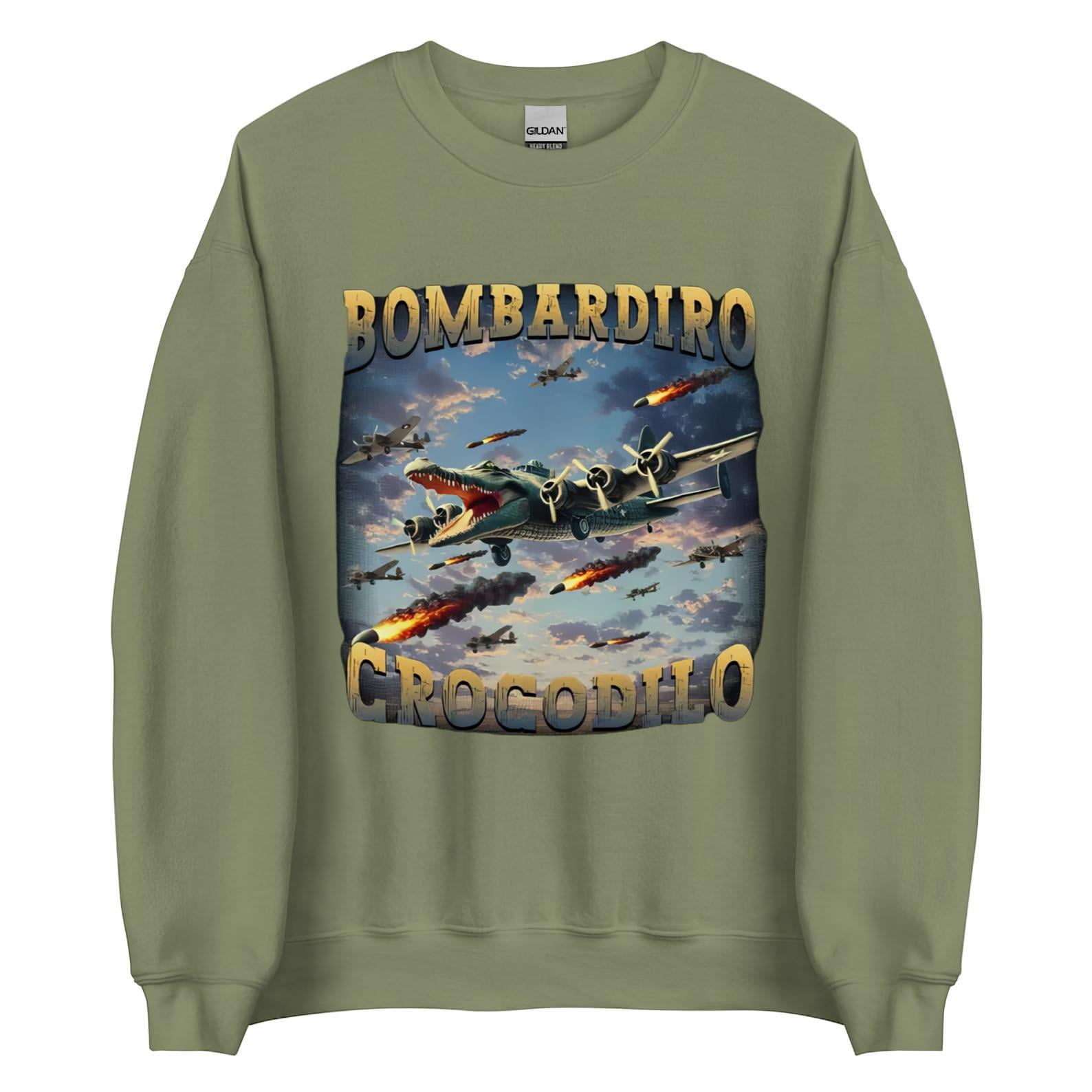 Bombardiro Crocodilo Funny Cat Meme Shirt, Gift for Women and Men, Size ...