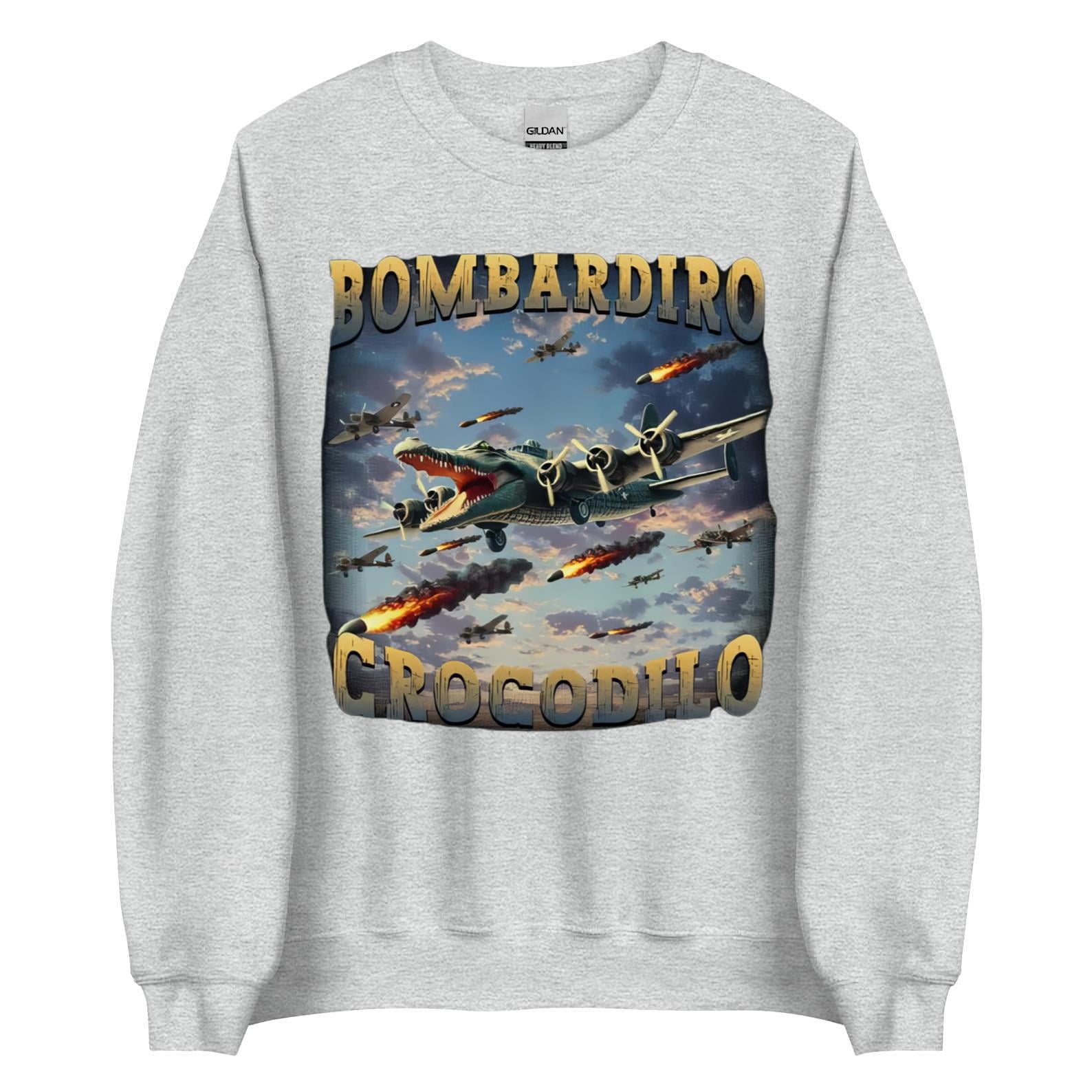 Bombardiro Crocodilo Funny Cat Meme Shirt, Gift for Women and Men, Size ...