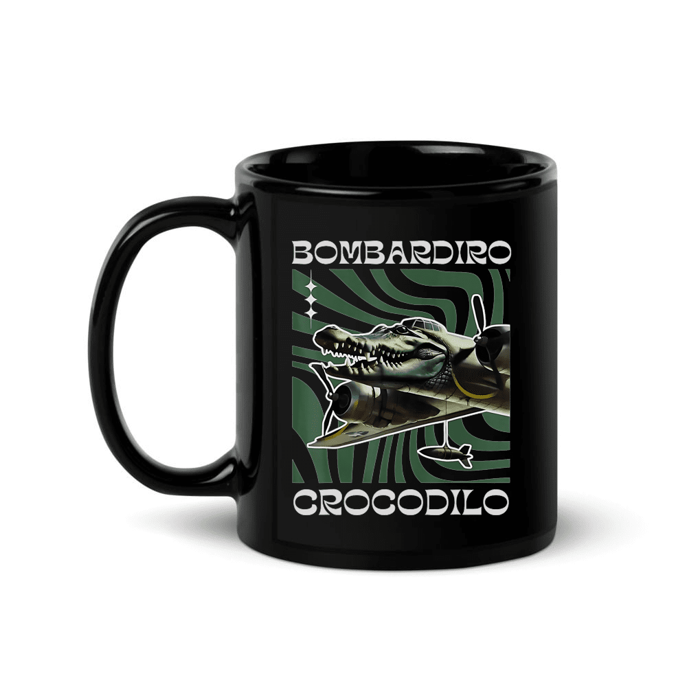 Bombardiro Crocodilo Funny Italian Brainrot Meme Mug For Coffee Lover ...