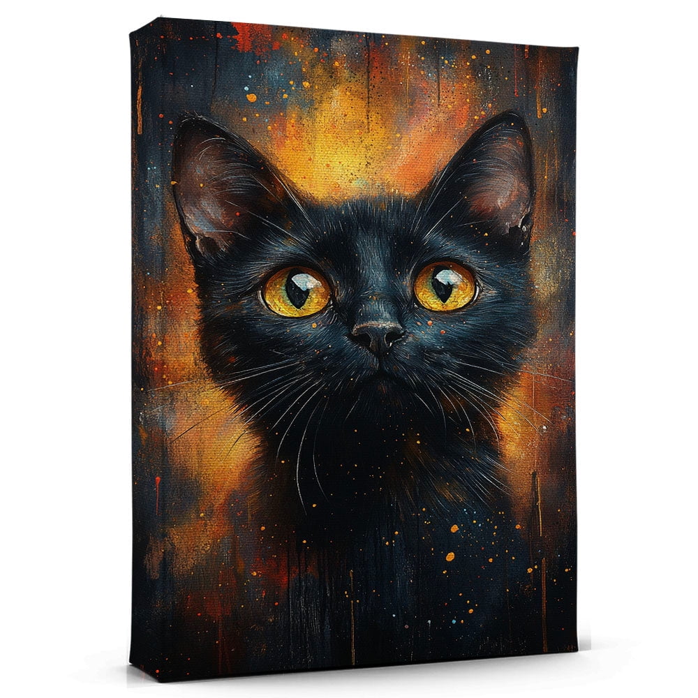 Bombay Cat Brown Canvas Painting Animal Artwork,Colorful Bombay Cat ...