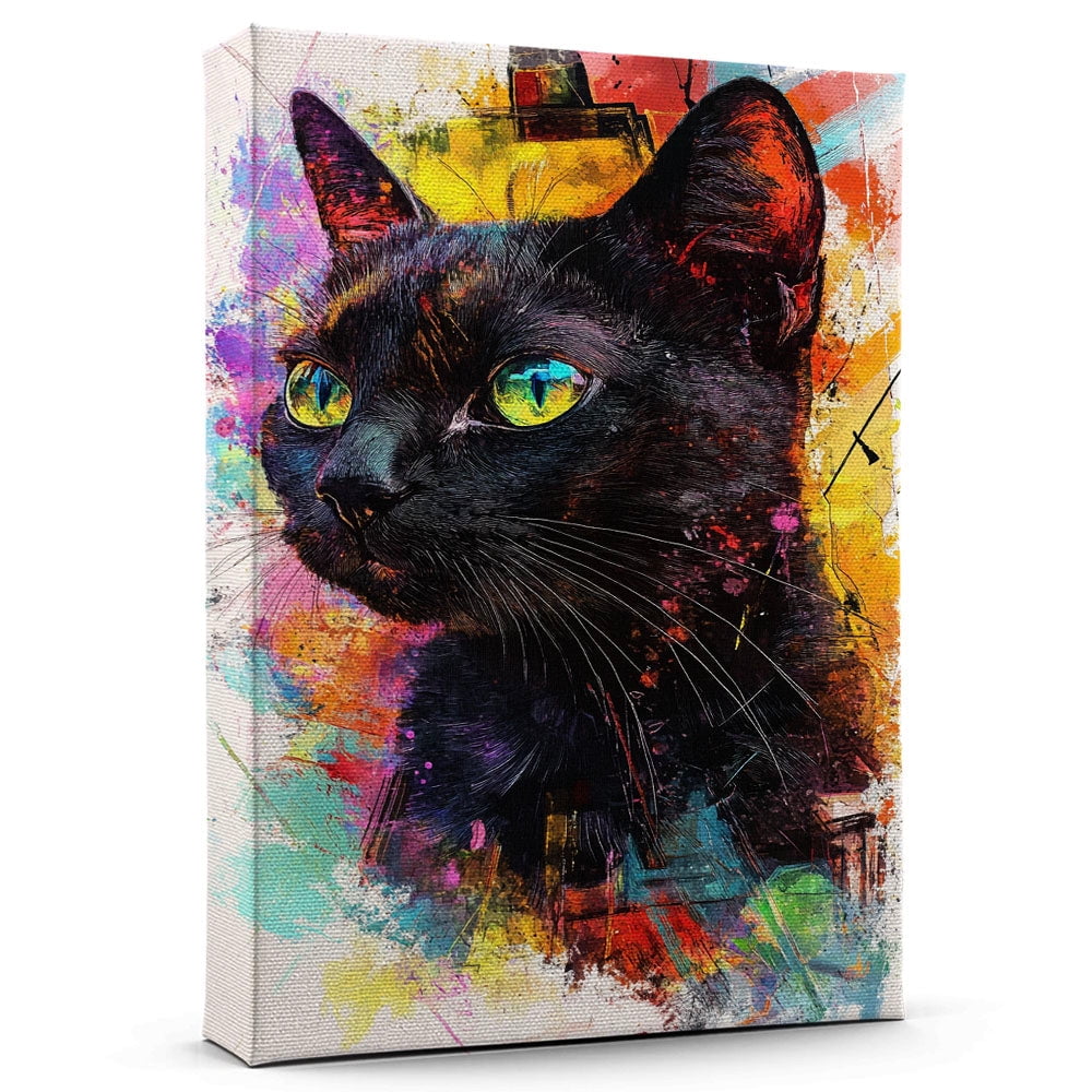 Bombay Cat Brown Pictures Wall Decor - Colorful Bombay Cat Brown Canvas ...