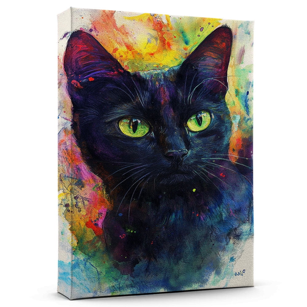 Bombay Cat Green Eyes Canvas, Colorful Bombay Cat Green Eyes Picture ...