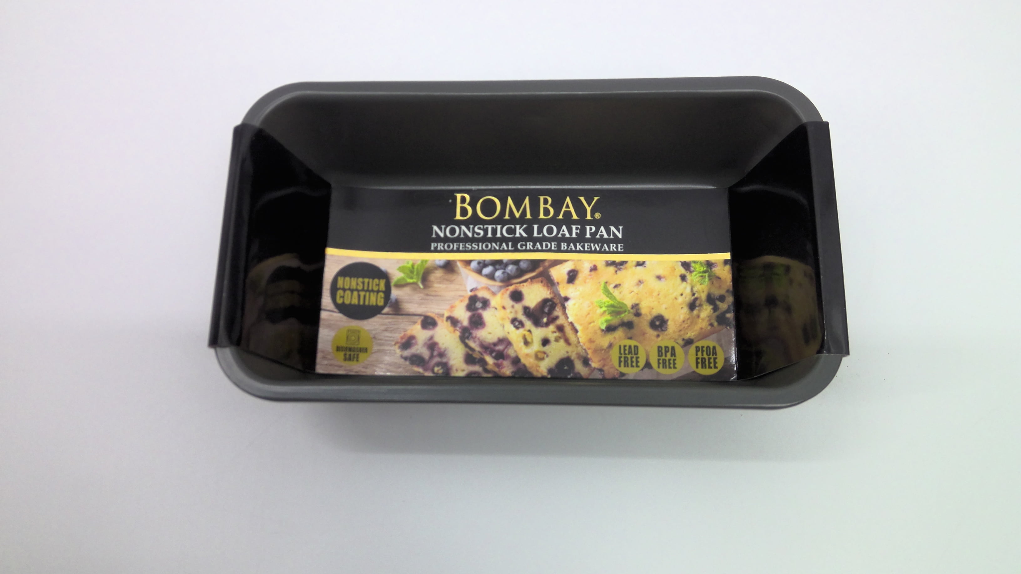 Bombay Nonstick Loaf Pan Professional Grade Bakeware Loaf Pan Dark Gray ...