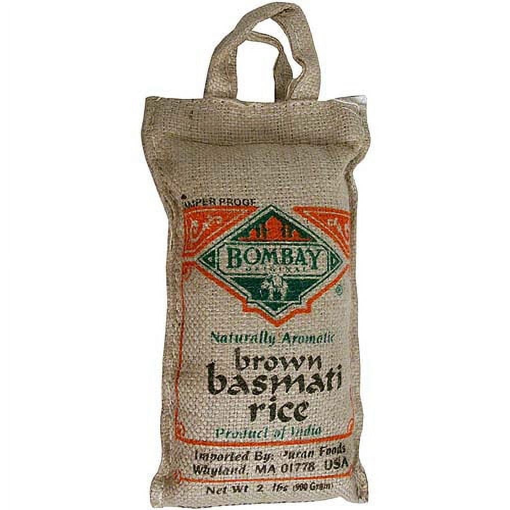 Bombay Original Brown Basmati Rice, 2 lb (Pack of 12) - Walmart.com