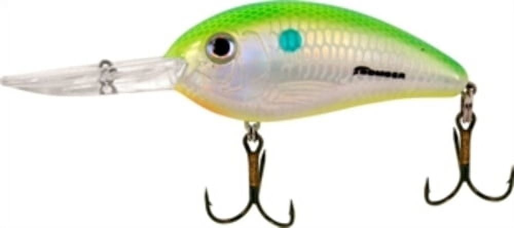 Bomber BD6F Fat Free Shad 1/2 oz. Citrus Shad Crainkbait Fishing Lure ...
