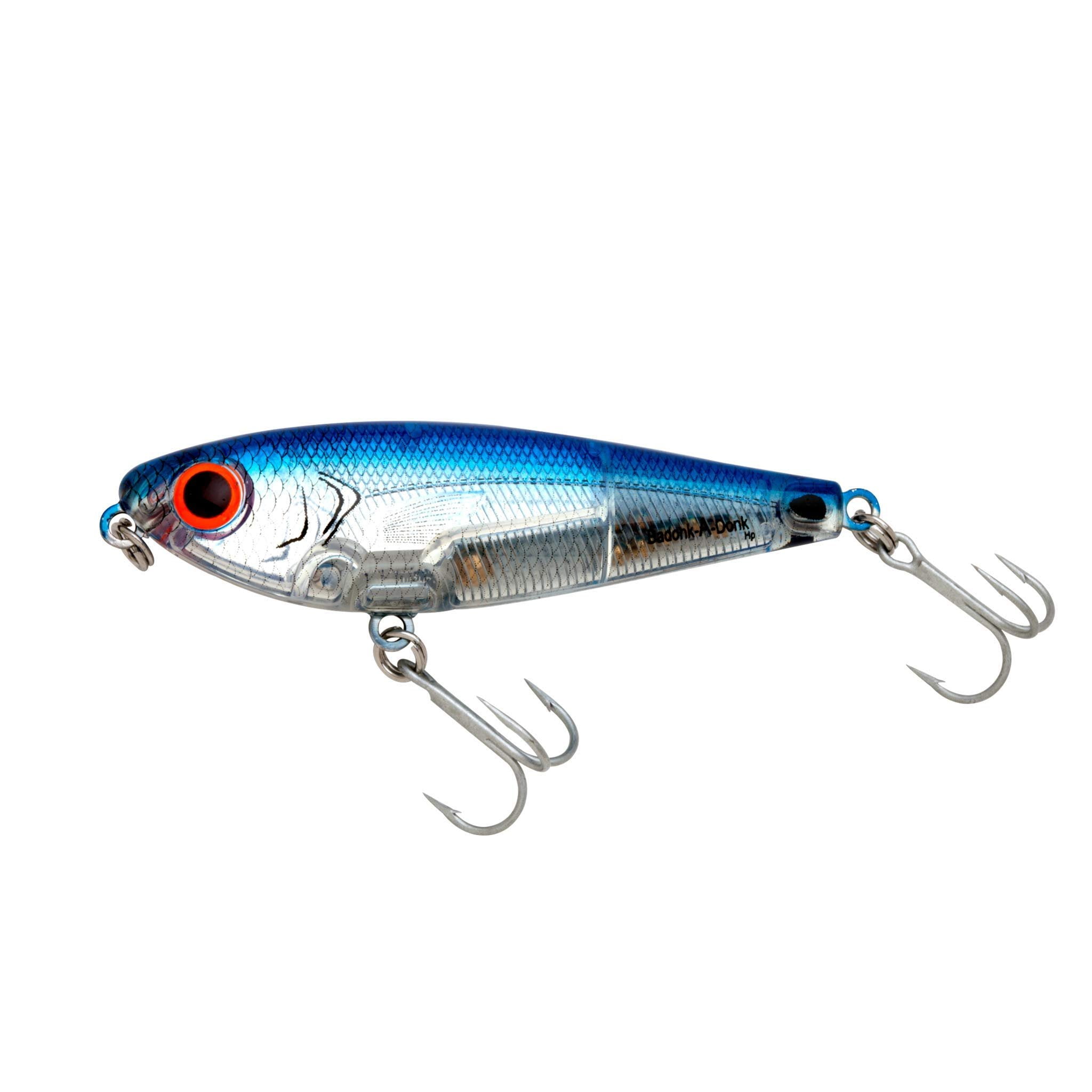 Bomber Badonk A Donk High Pitch Fishing Lure Saltwater Topwater Silver ...