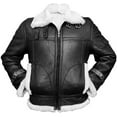 Bomber Flight Jackets for Men - B3 Black Bomber Jacket Men - Aviator ...