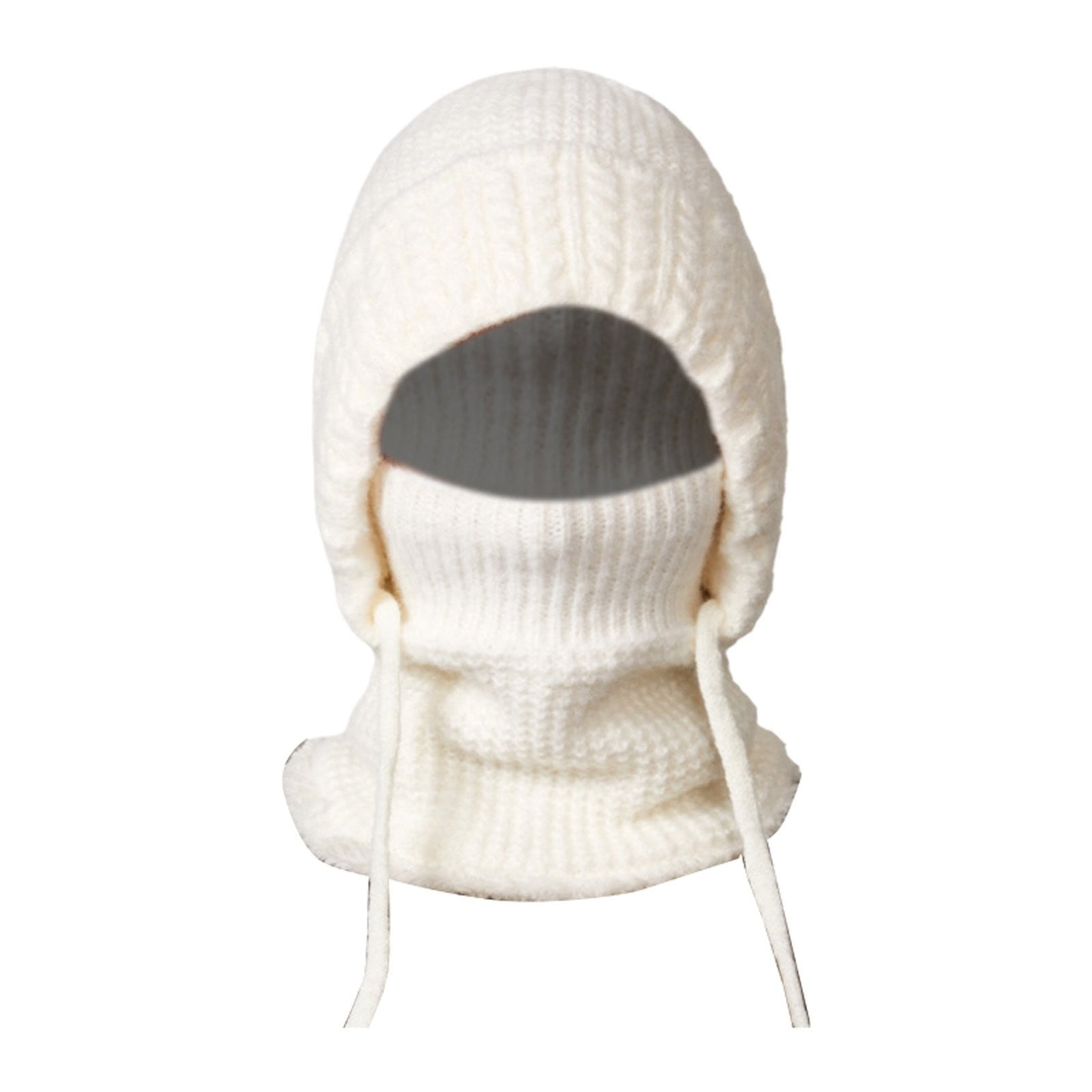 Bomber Hats Womens Mens Autumn Winter Scarf Hat Polyester Cotton Knit ...