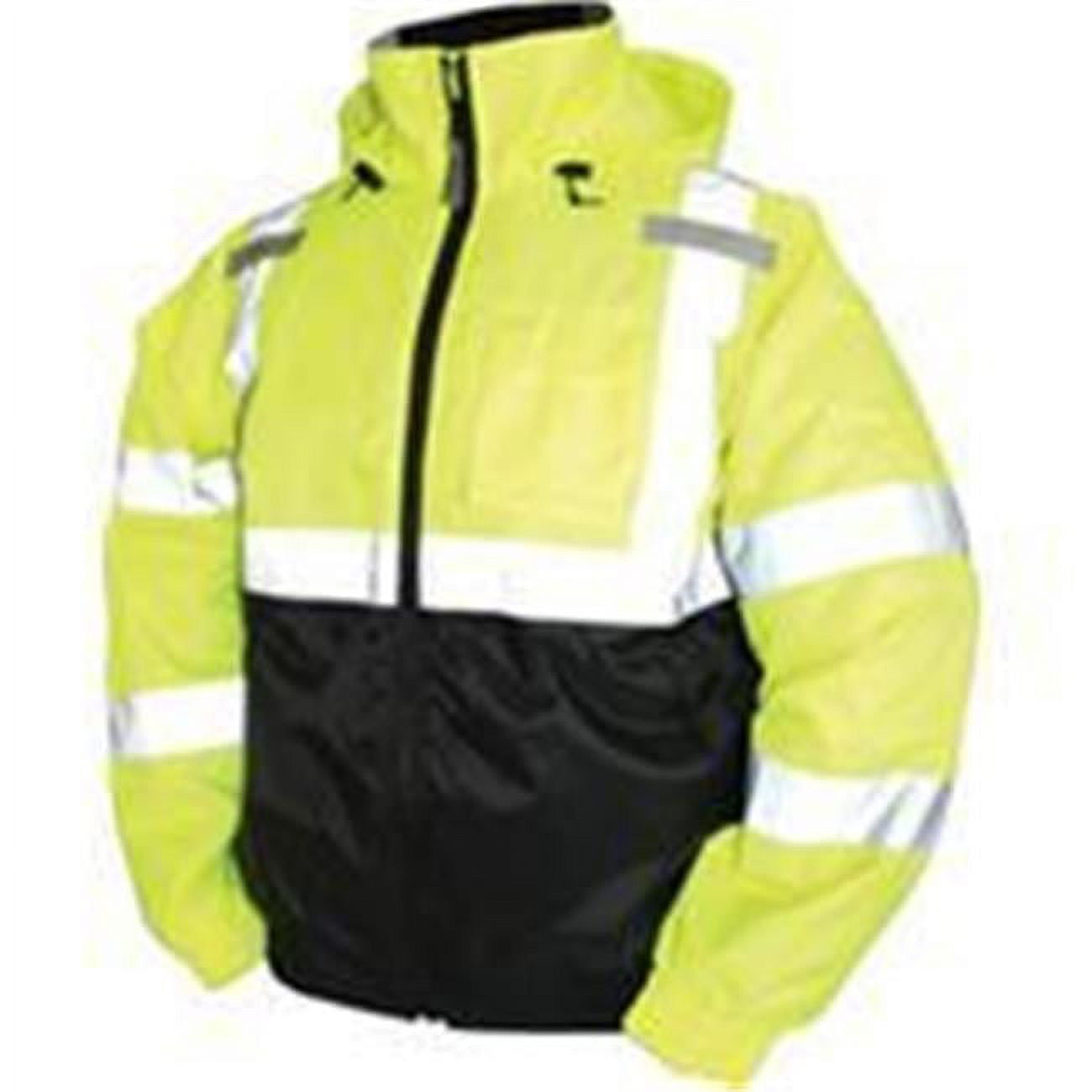 Bomber Ii High Visibility Waterproof Jacket- Lime Green 2 Extra Large ...
