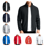 Bomber Jacket Men Lightweight Full Zip Windproof Coat, Stylish Casual ...