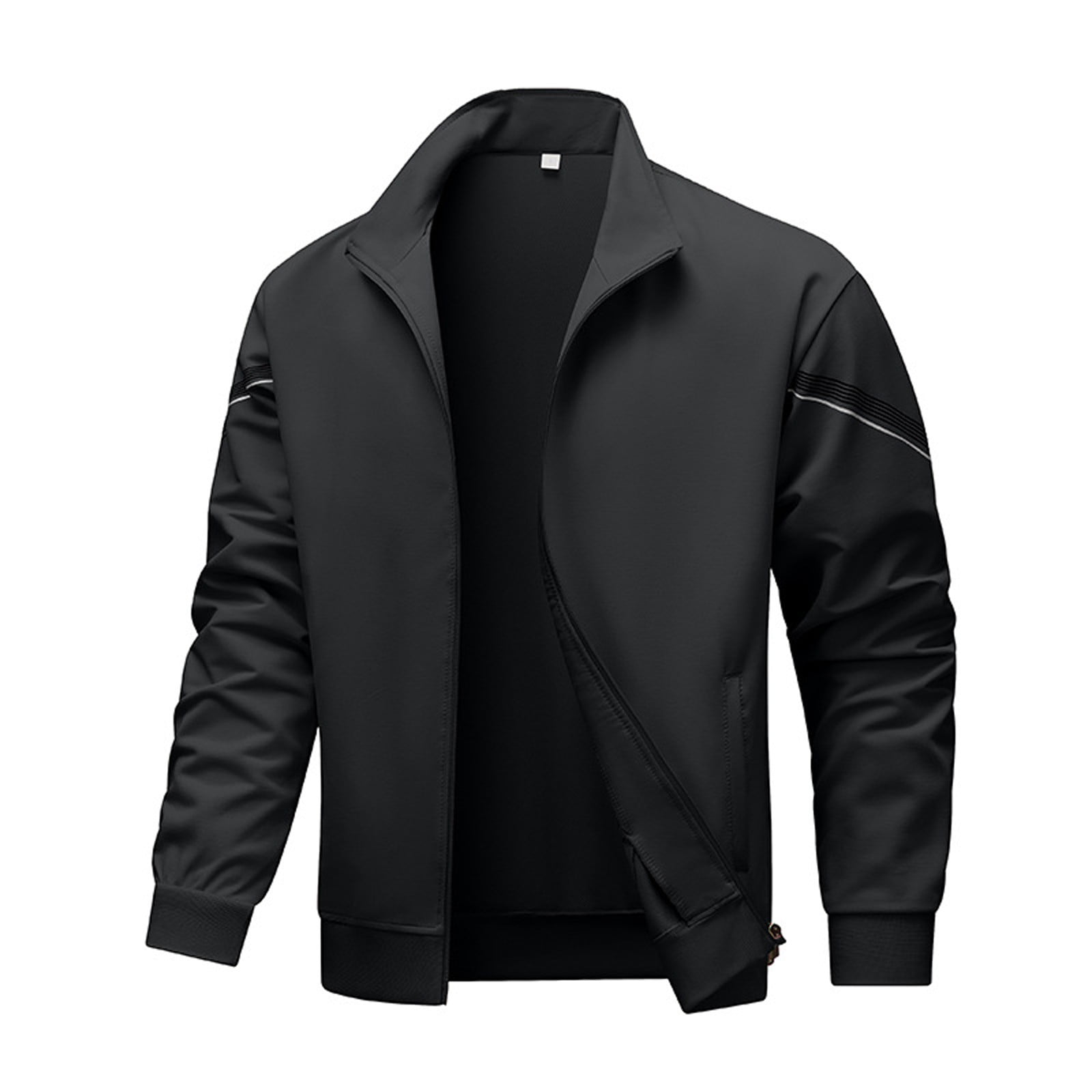 Bomber Jacket Men Lightweight Zip Up Stylish Cardigans Versatile ...