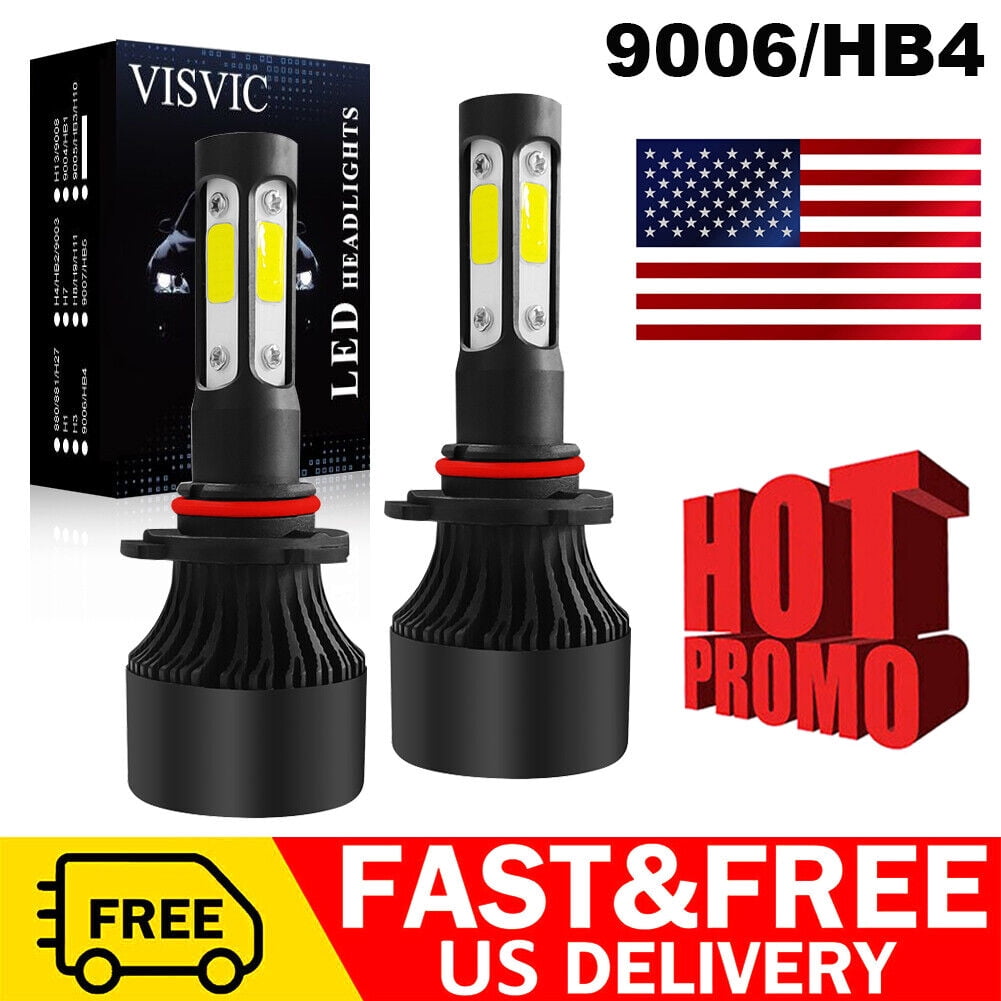 Bombillos LED Focos Para Auto Carro 9006 HB4 Luz De Coche Faros ...