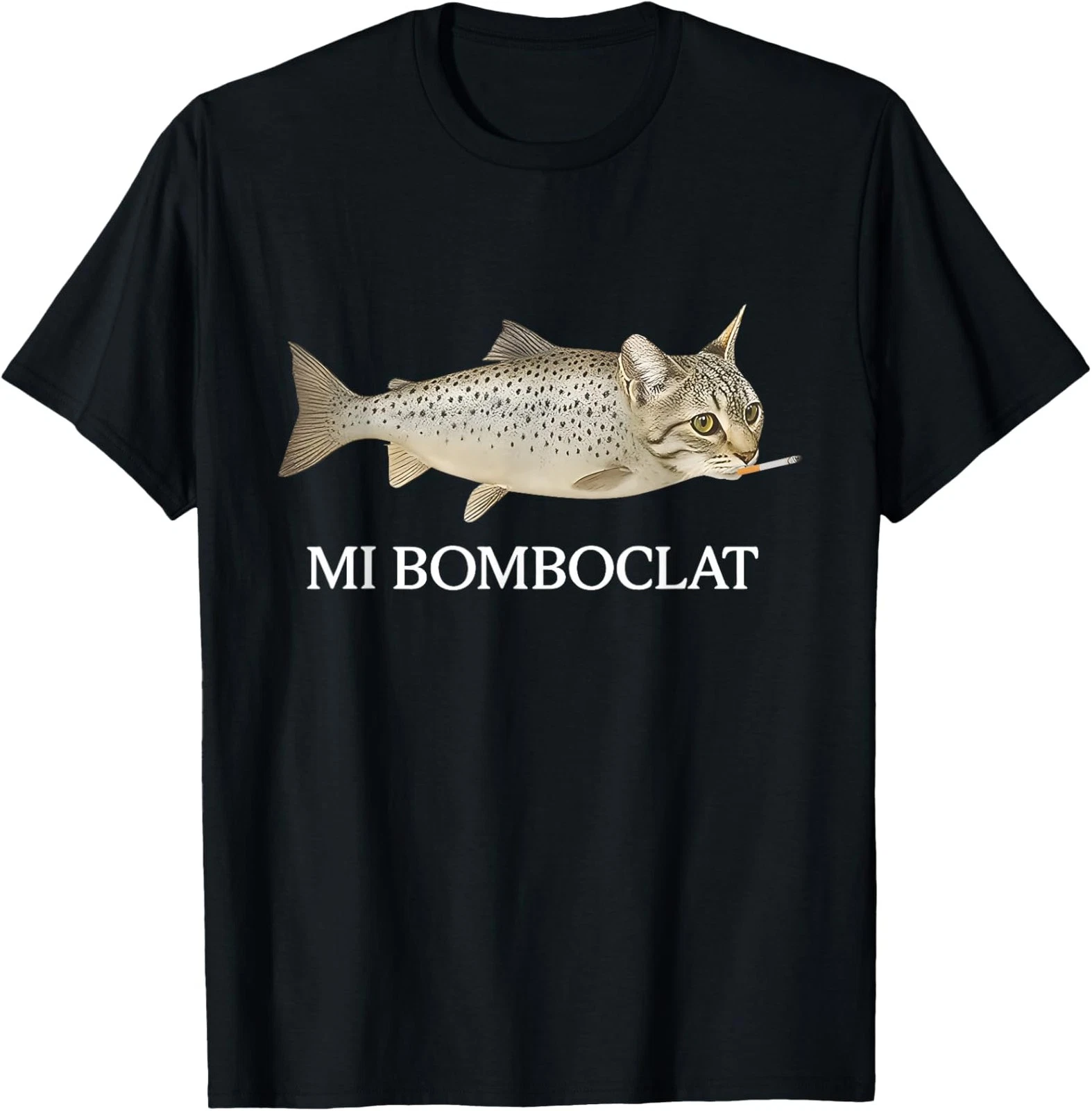 Bomboclat Fish Cat Meme Mi Bomboclat Silly Viral Slang Animal Humor ...