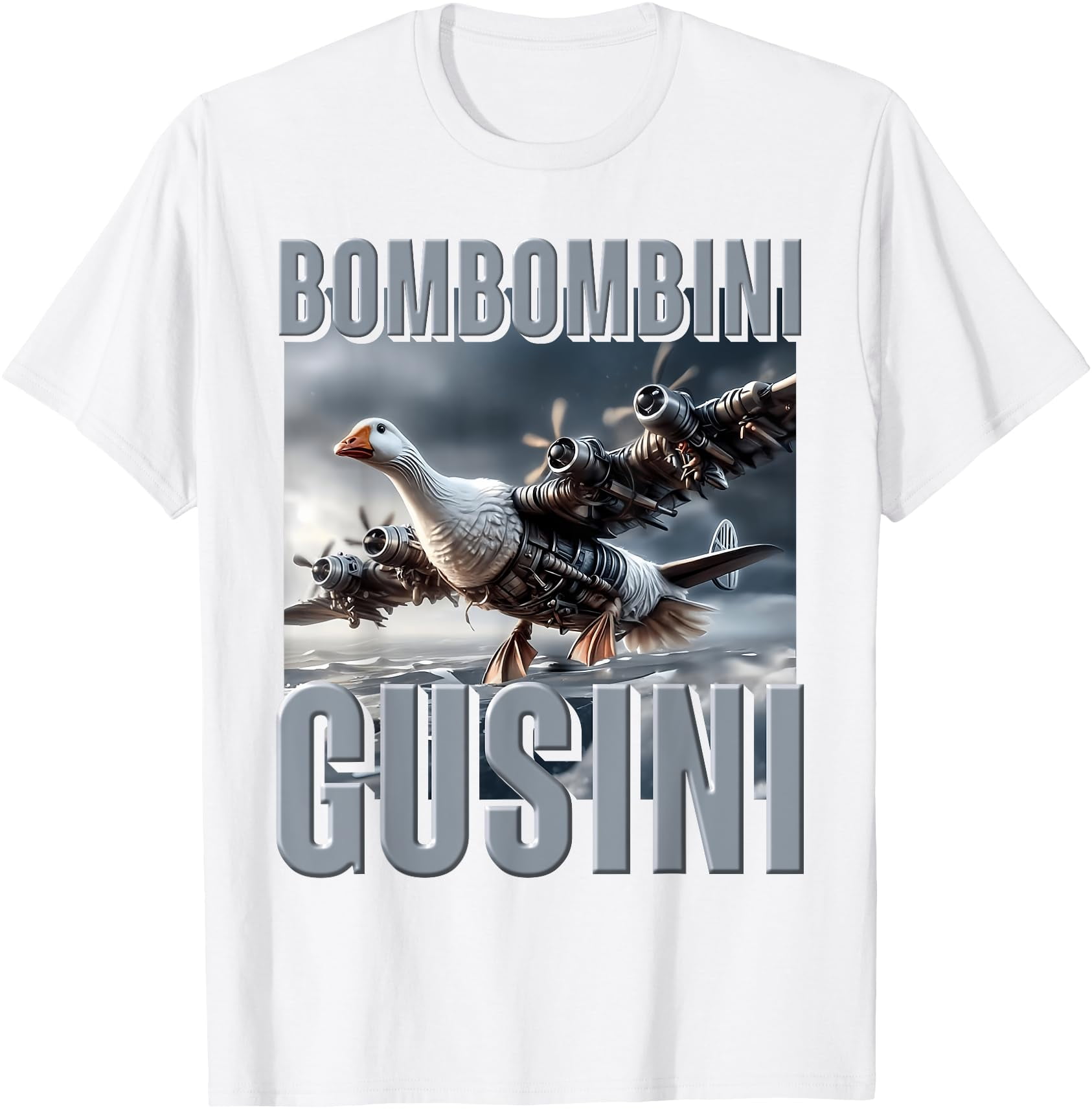 Bombombini Gusini AI Generated Character Italian Brainrot T-Shirt,White ...