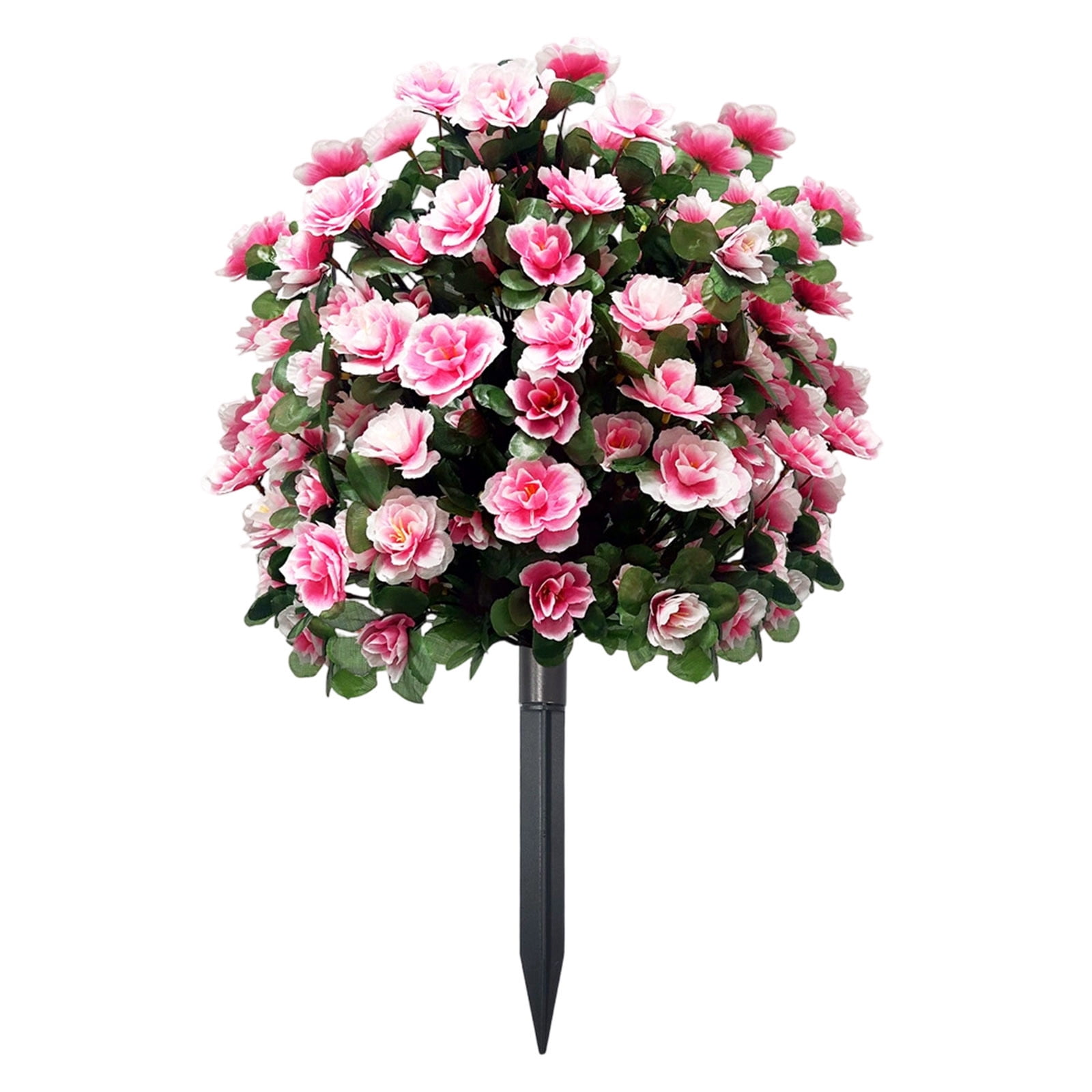 Bomd Artificial Flowers for Outdoor with Ground Spike, 23" UV Resistant ...