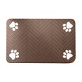 Bomd Pet Feeding Mat, Absorbent Pet Placemat For Food And Water Bowl ...