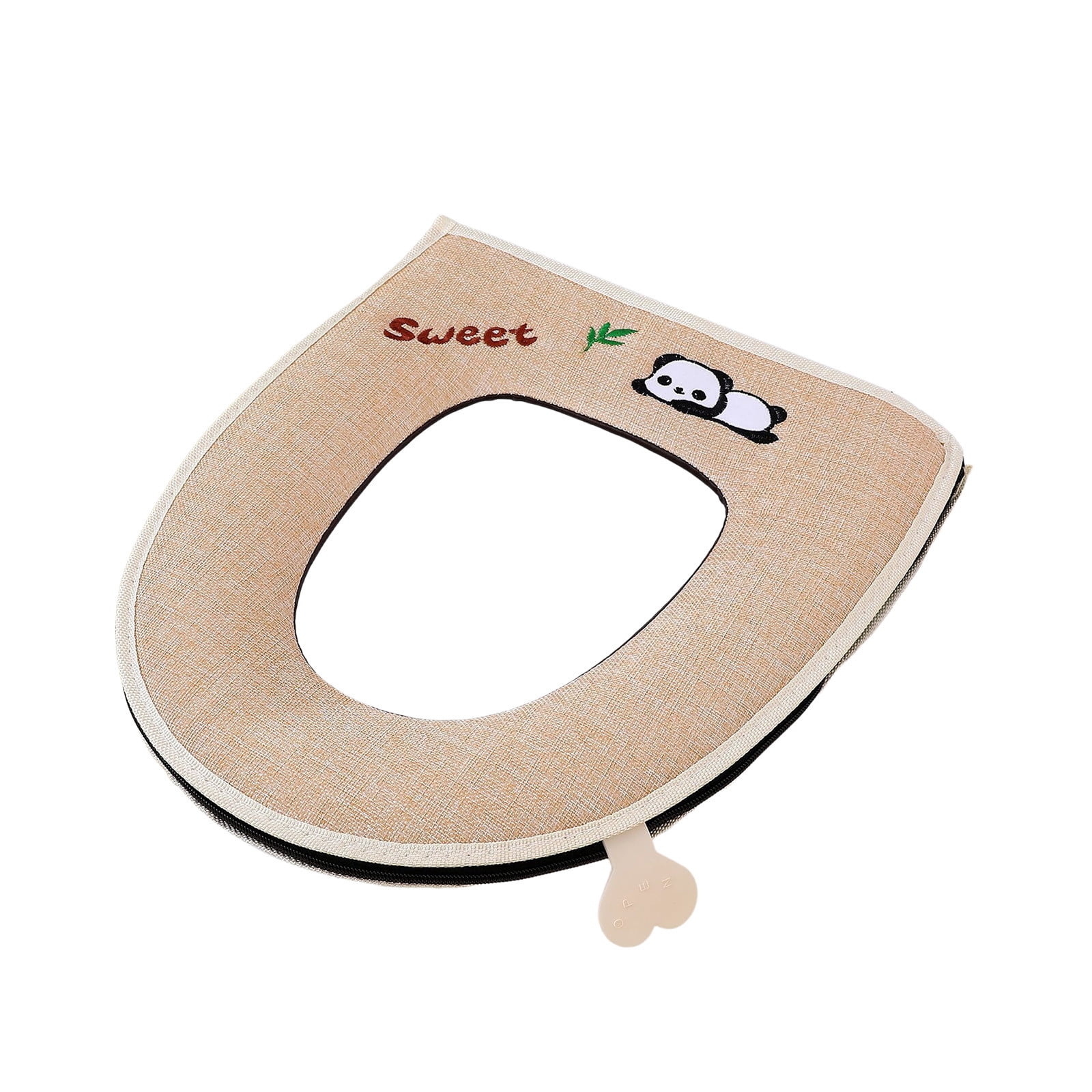 Bomd Toilet Seat Cover Pad, Soft Thicker Warmer Stretchable Washable ...
