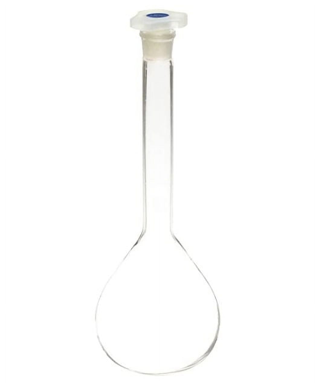 Bomex Borosilicate Glass 1000ml Class A Volumetric Flask Ground Plastic ...