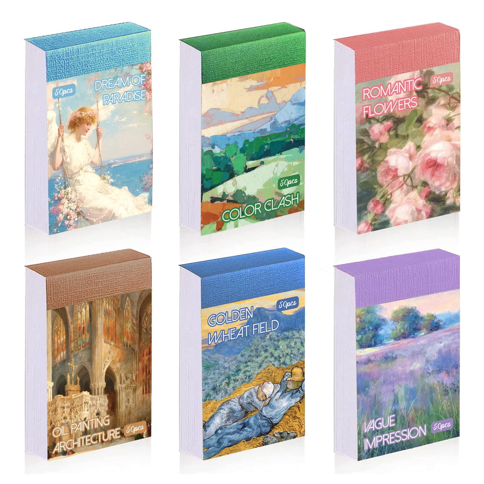 Bomichi Washi Stickers, 6 MSF2 Sets 300 Pcs Aesthetic Sticker Book for ...