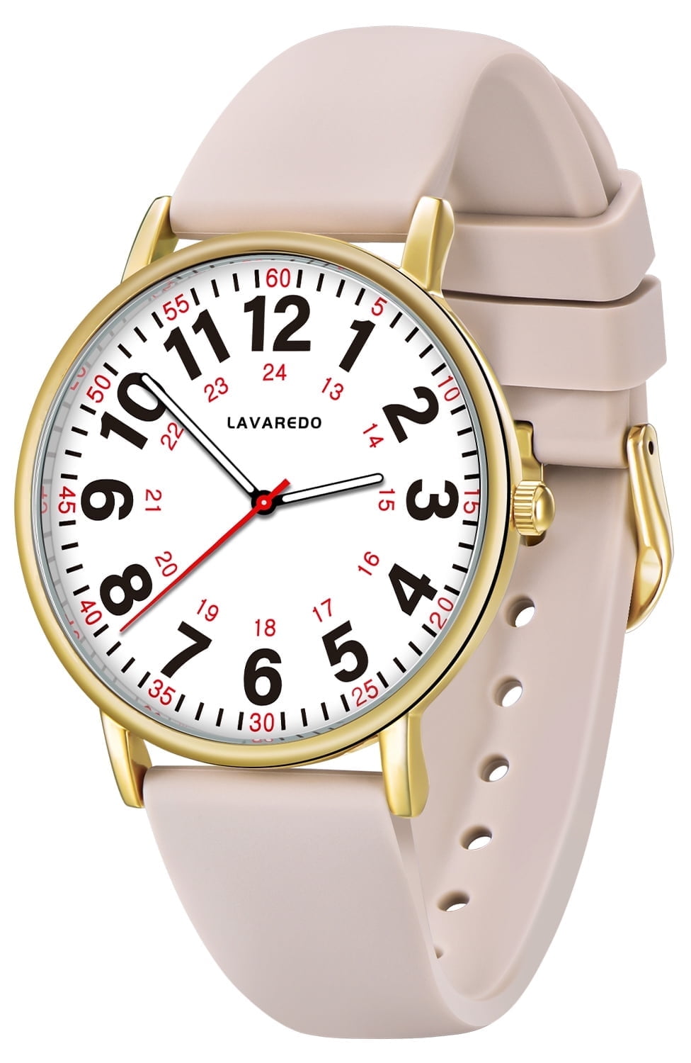 Bomieux Watch for Women Nurse Watch for Doctors Military Time Luminous Easy Read Dial,12/24 ...