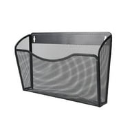 Lorell Black Mesh Wire Wall Pocket - Walmart.com