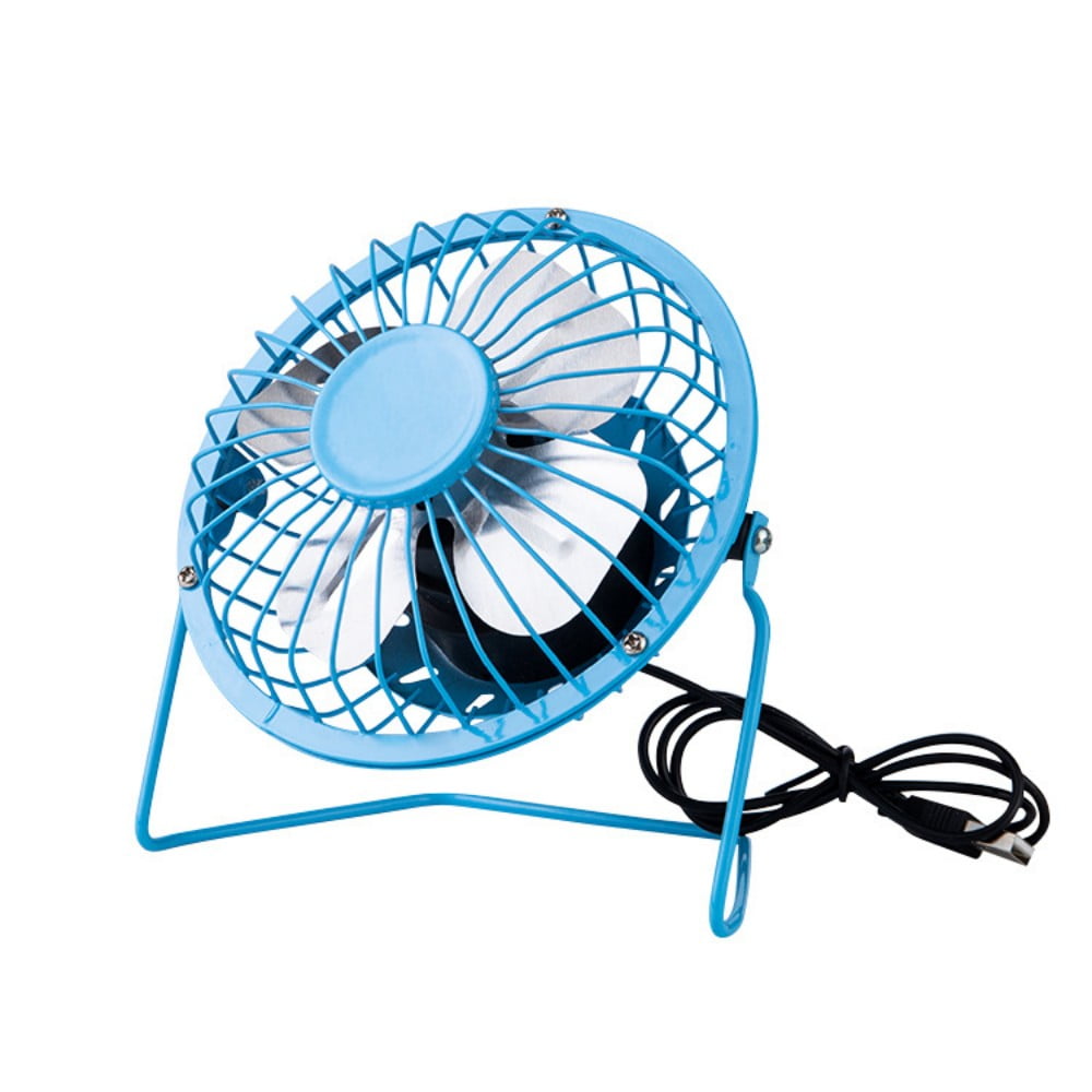Bomutovy 4 inch USB Desk Fan, Mini Quiet Fan with Metal Construction ...