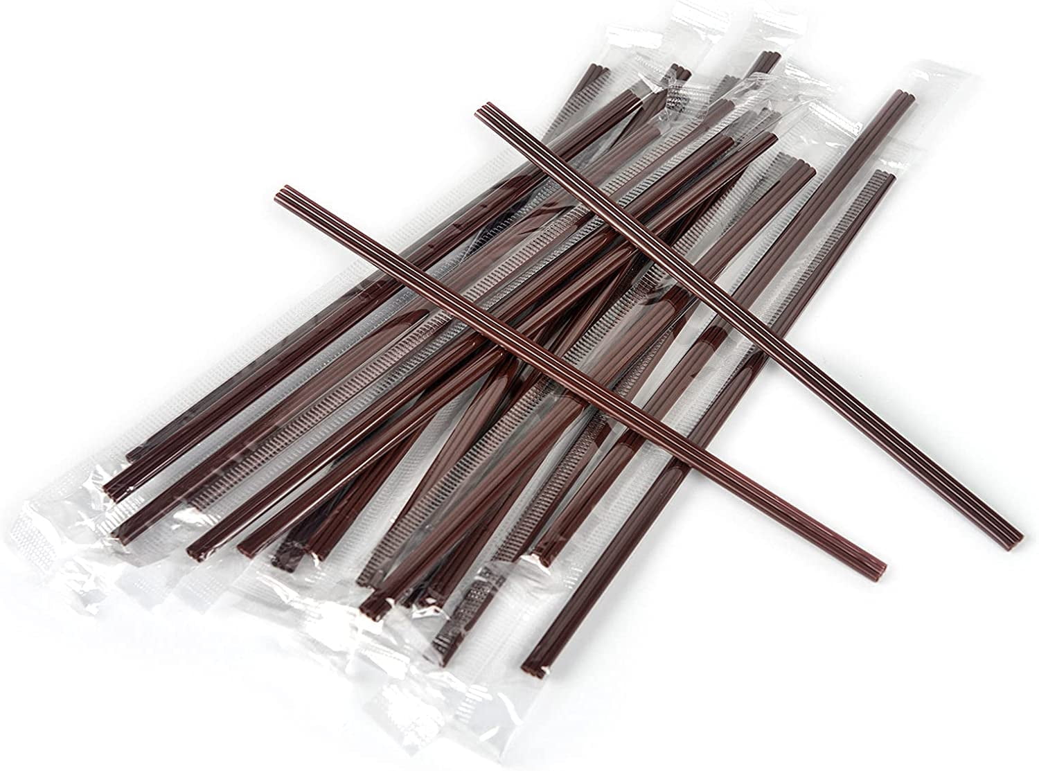Trianu 50Pcs Plastic Coffee Straws, Plastic Coffee & Cocktail Stirrers ...