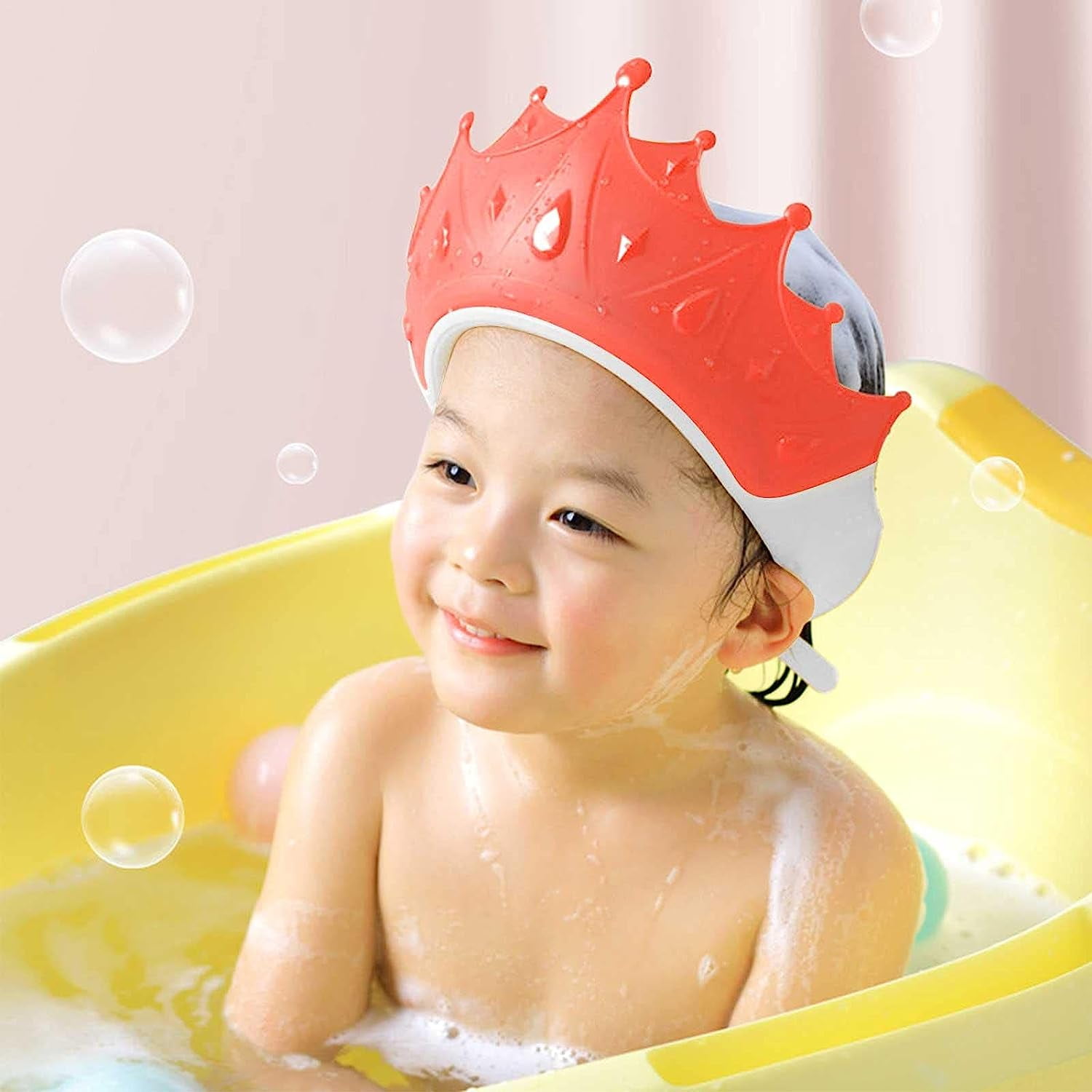 Trianu Baby Shower Cap Waterproof Shampoo Hat for Children Toddler ...
