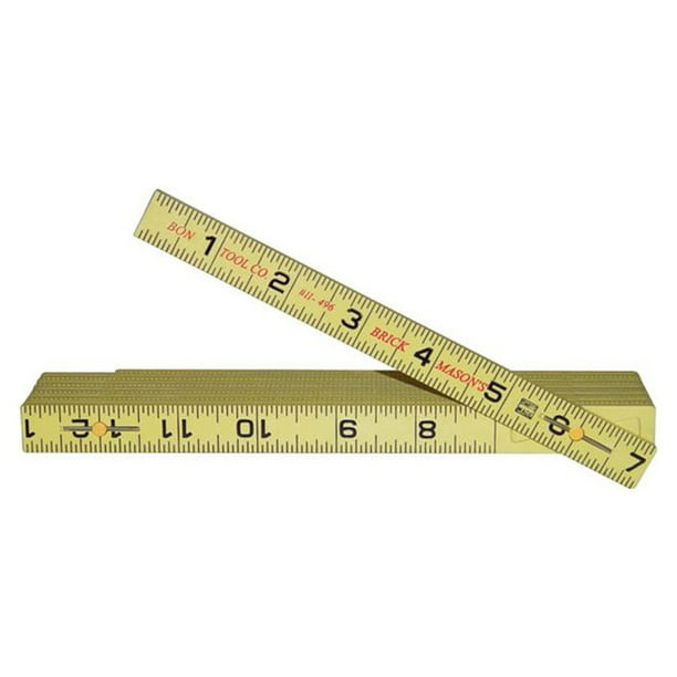 Bon 11-496 Rule - Fiberglass - Brick Spacing - 6 Foot - Walmart.com