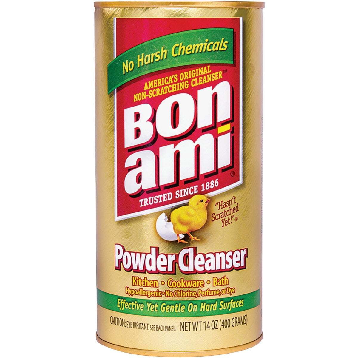 Bon Ami Natural Powder Cleanser for Kitchen, Bath, and Shower - 14 oz ...