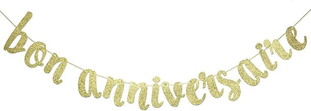 Bon Anniversaire Banner for Happy Birthday Party Decorations French ...
