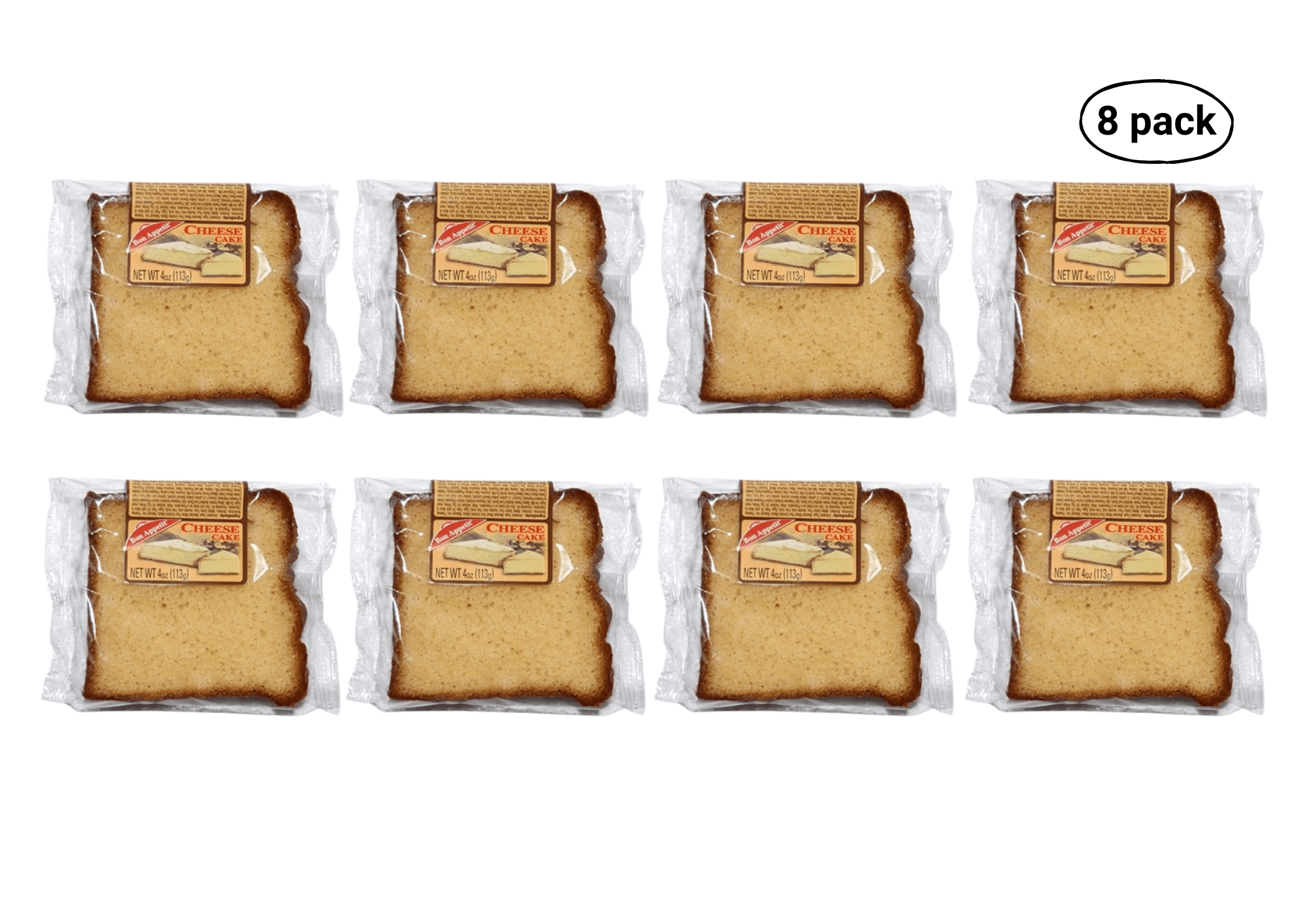 Bon Appetit Cheese Cake, 4 Ounce (Pack of 8) - Walmart.com