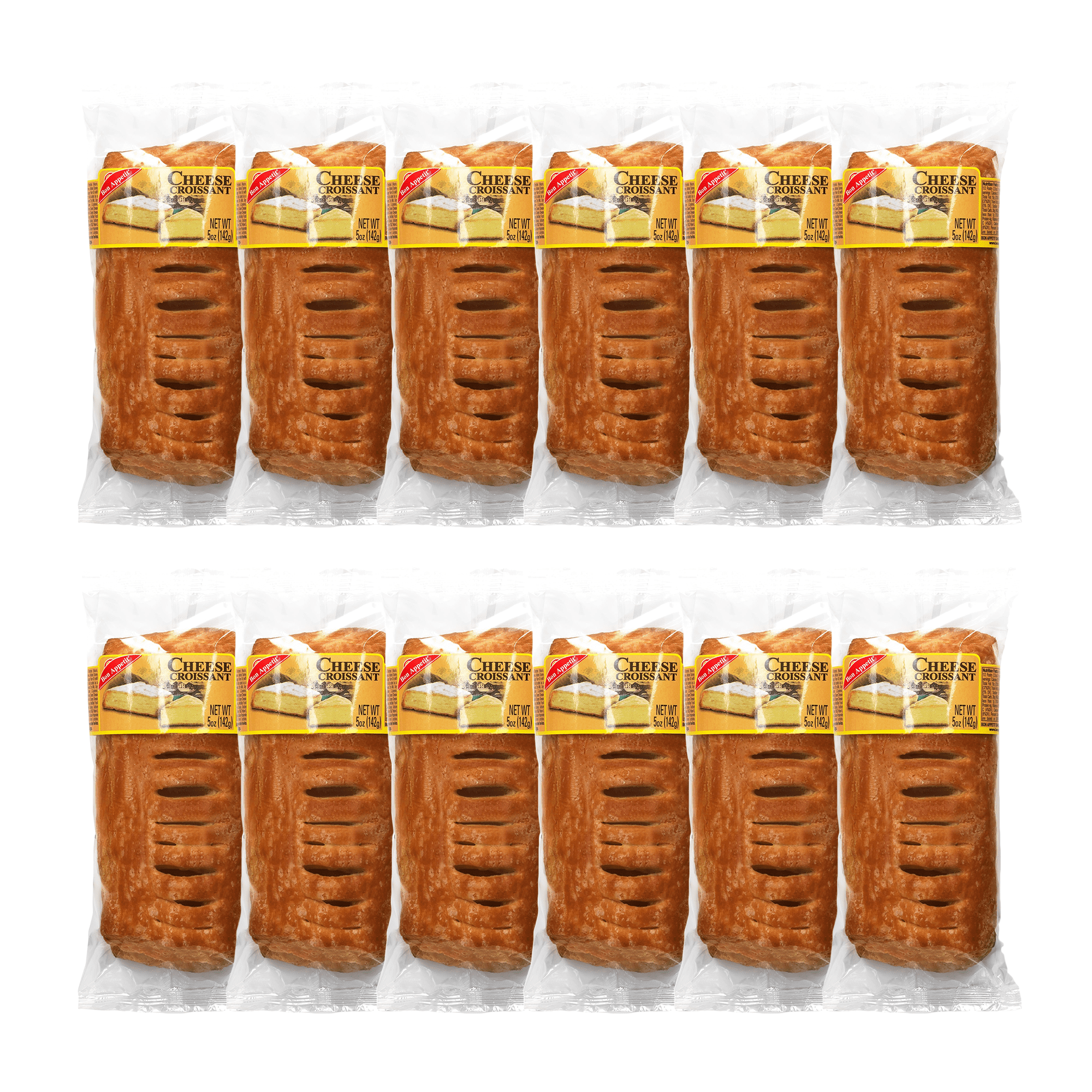 Bon Appetit Cheese Croissant Danish, 5 oz (Pack of 12) - Walmart.com