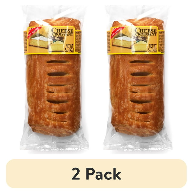(2 pack) Bon Appetit Cheese Croissant Danish, 5 oz - Walmart.com