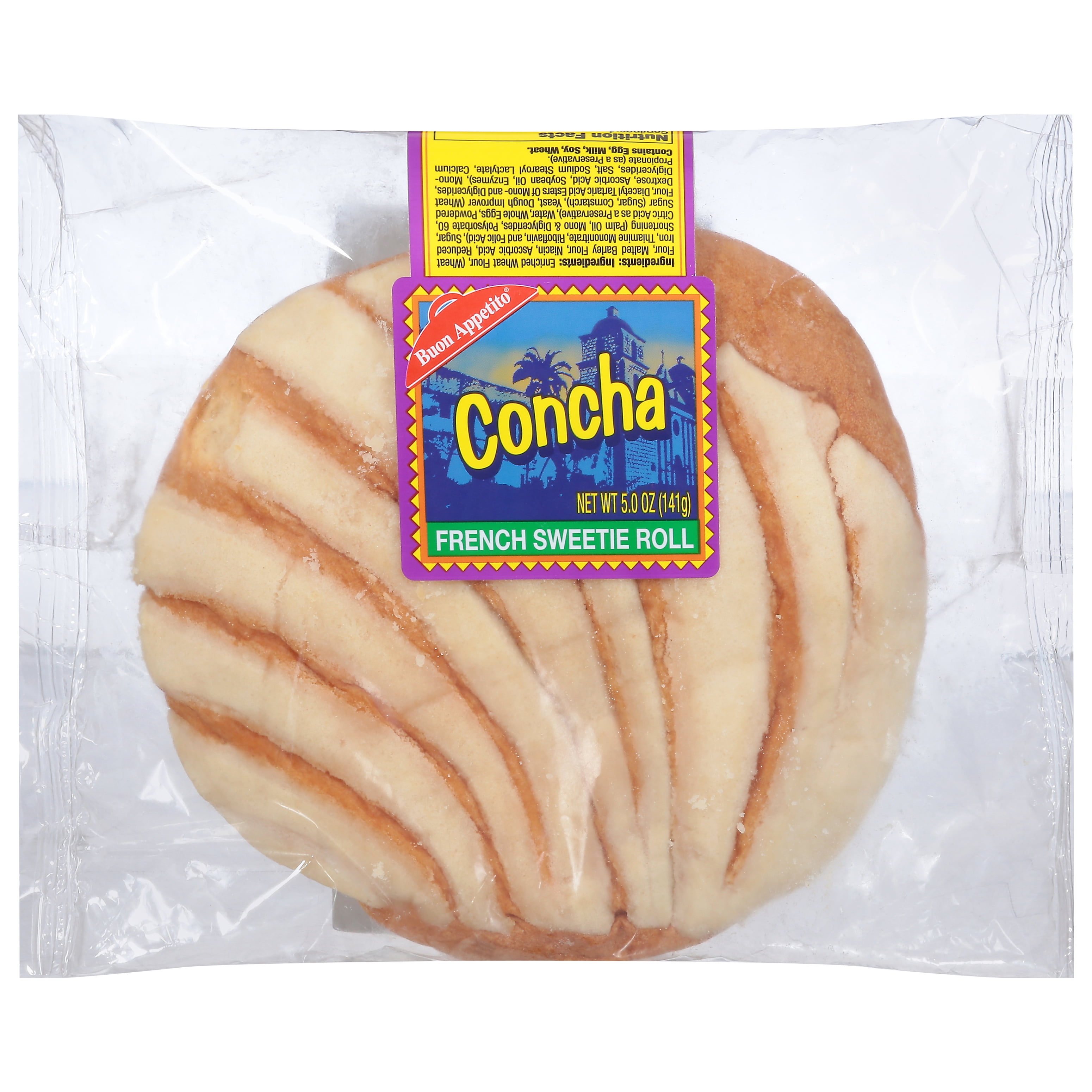 Bon Appetit Shelf-Stable Concha French Sweetie, 5 oz - Walmart.com