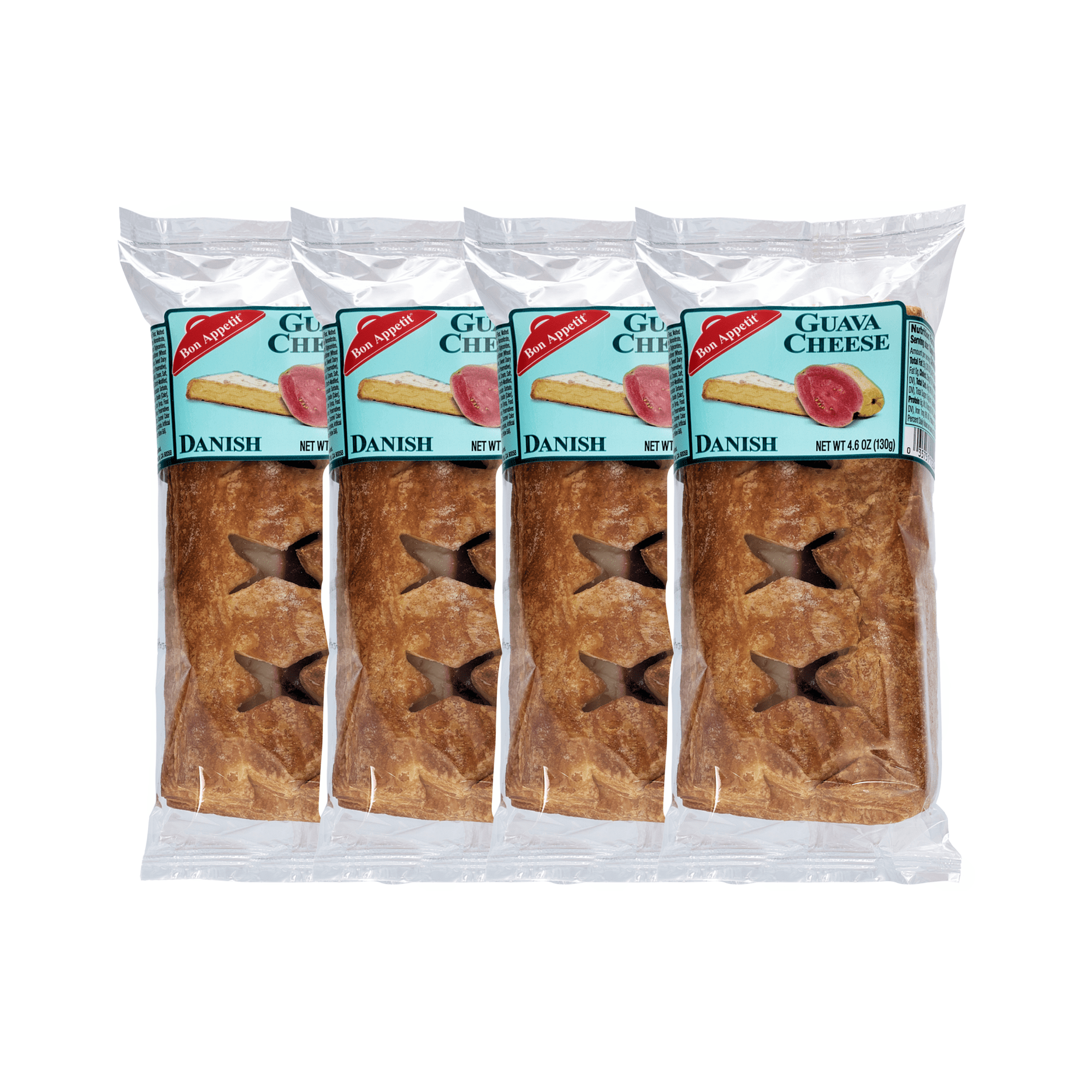 Bon Appetit Danish Guava & Cheese, 5 oz (Pack of 4) - Walmart.com
