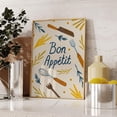 Bon Appetit Kitchen Print Vintage Kitchen Decor Bar Cart Poster French ...
