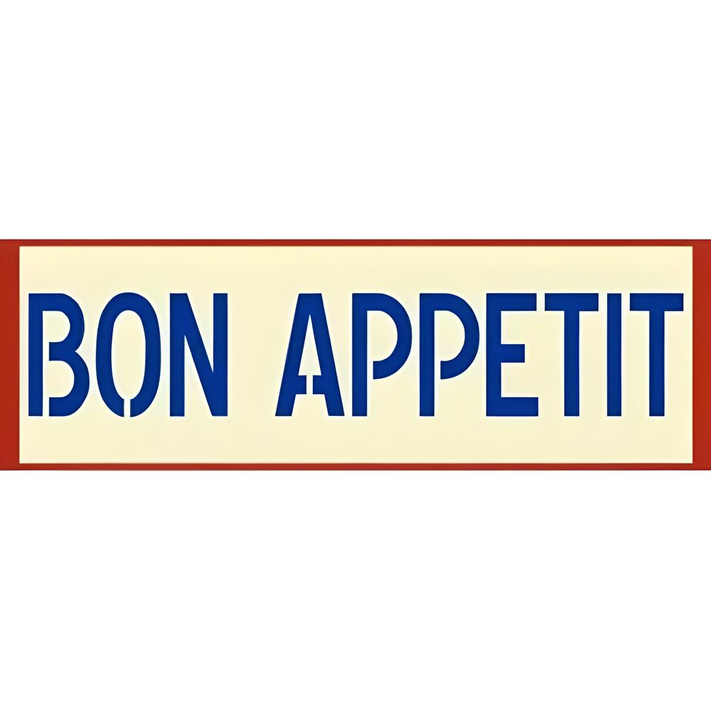 Bon Appetit Sign Stencil - Good Appetite Reusable Laser Cut Mylar ...