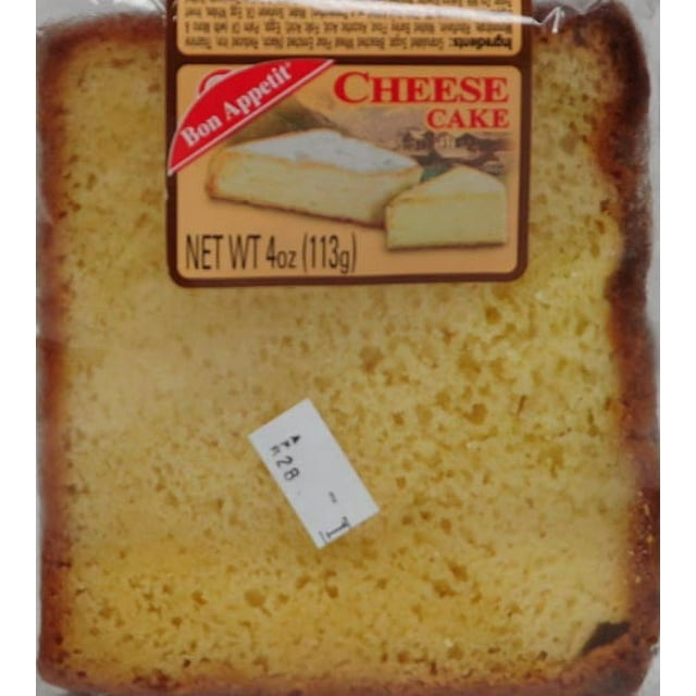 Bon Appetit Bakery - Already Made Sliced Cheese Cake, 4 oz - Walmart.com