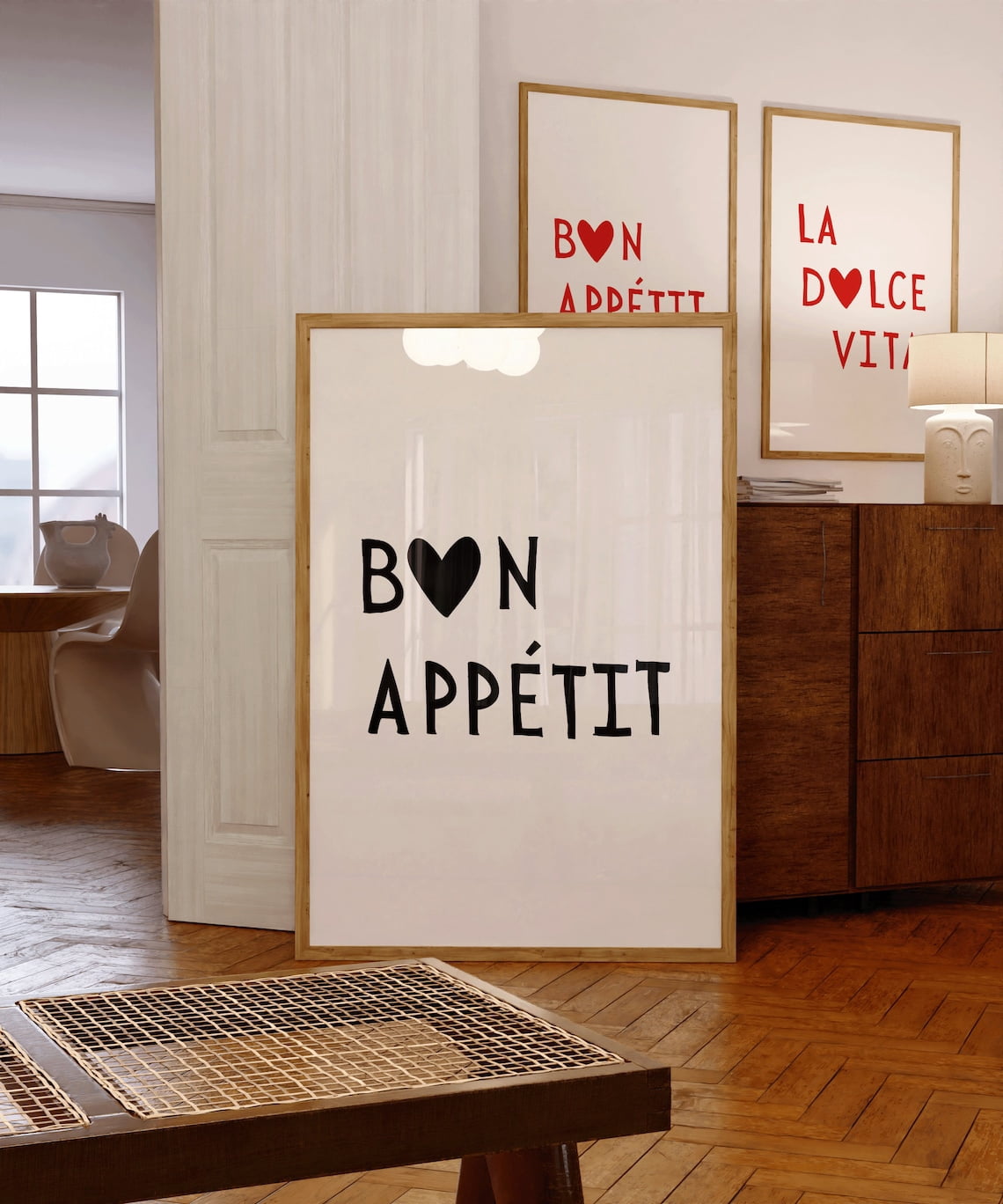Bon Appetit Started Making It Funny Kitchen Quote Wall Art Decor ...