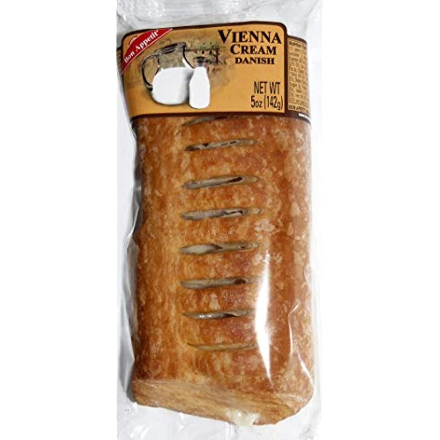 Bon Appetit Vienna Crème Danish, 5 Ounce, (pack of 8) - Walmart.com