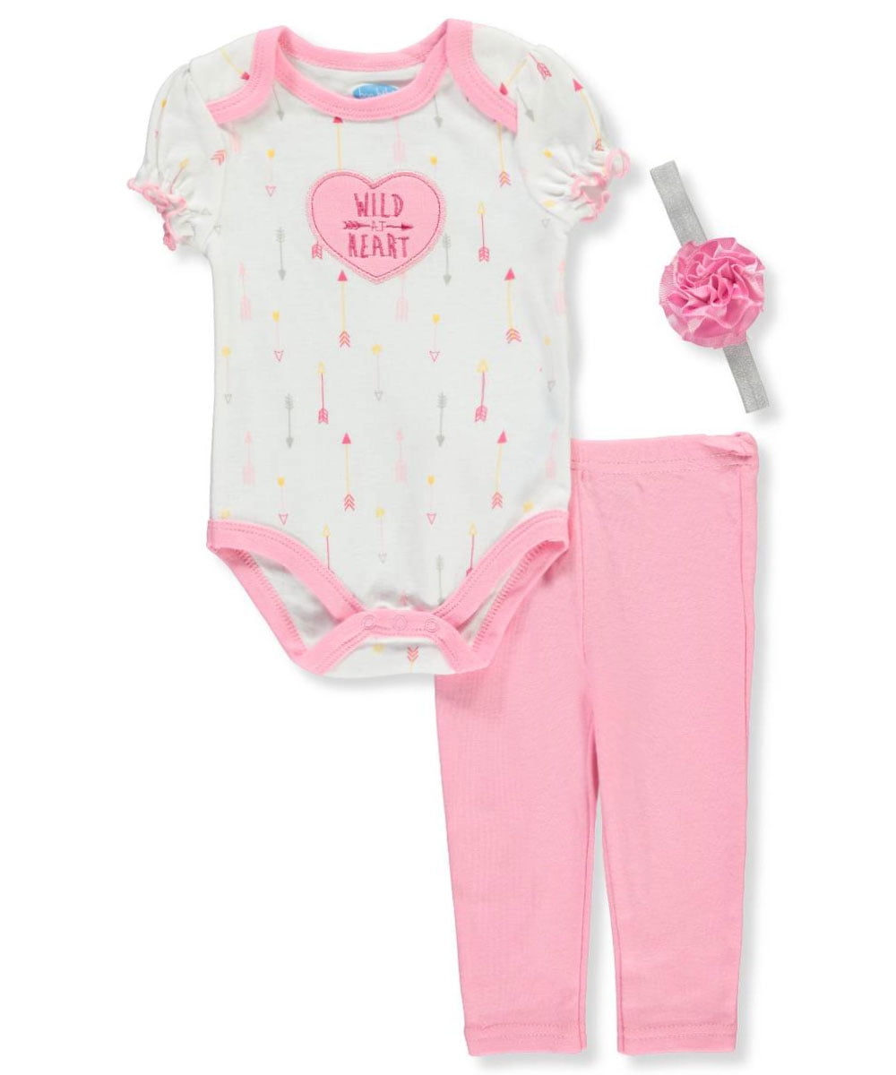 Bon Bebe Baby Girls' 3-Piece Outfit - Walmart.com