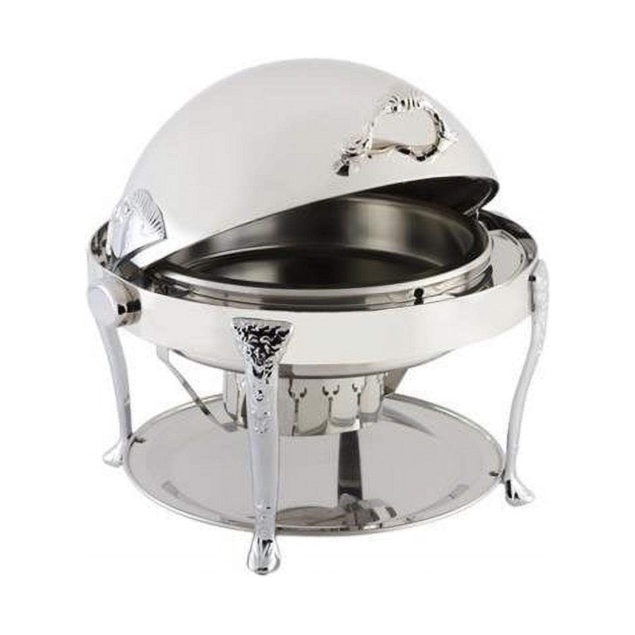 Bon Chef 17000CH Stainless Steel Round Chafer with Renaissance Leg ...