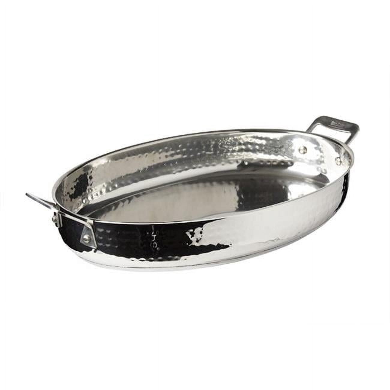 Bon Chef 60018HF 15.37 x 10 x 2.62 in. Cucina Oval Augratin Hammer, 4 ...