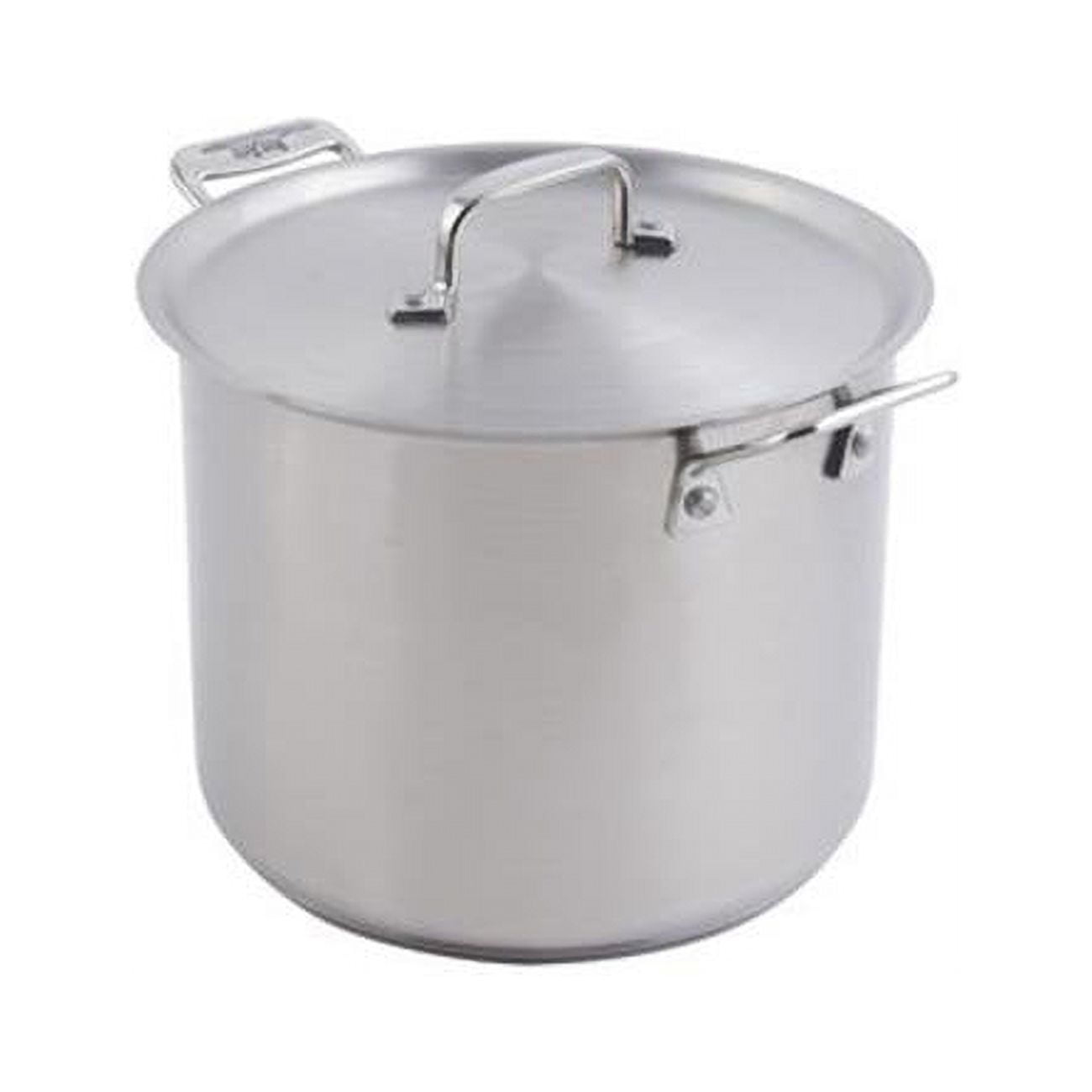 Bon Chef 9.5 in. dia. Cucina Stock Pot with Lid & Induction Bottom - 7 ...