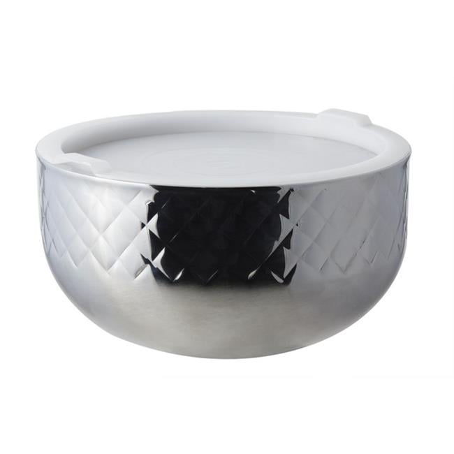 Bon Chef 9316DI 12 in. dia. Diamond Coll Cold Wave Bowl with Cover, 7 ...