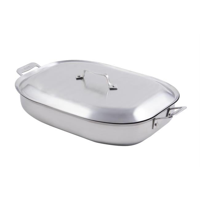 Bon Chef Cucina Oblong Pan with Lid & Induction Bottom 5 quart ...