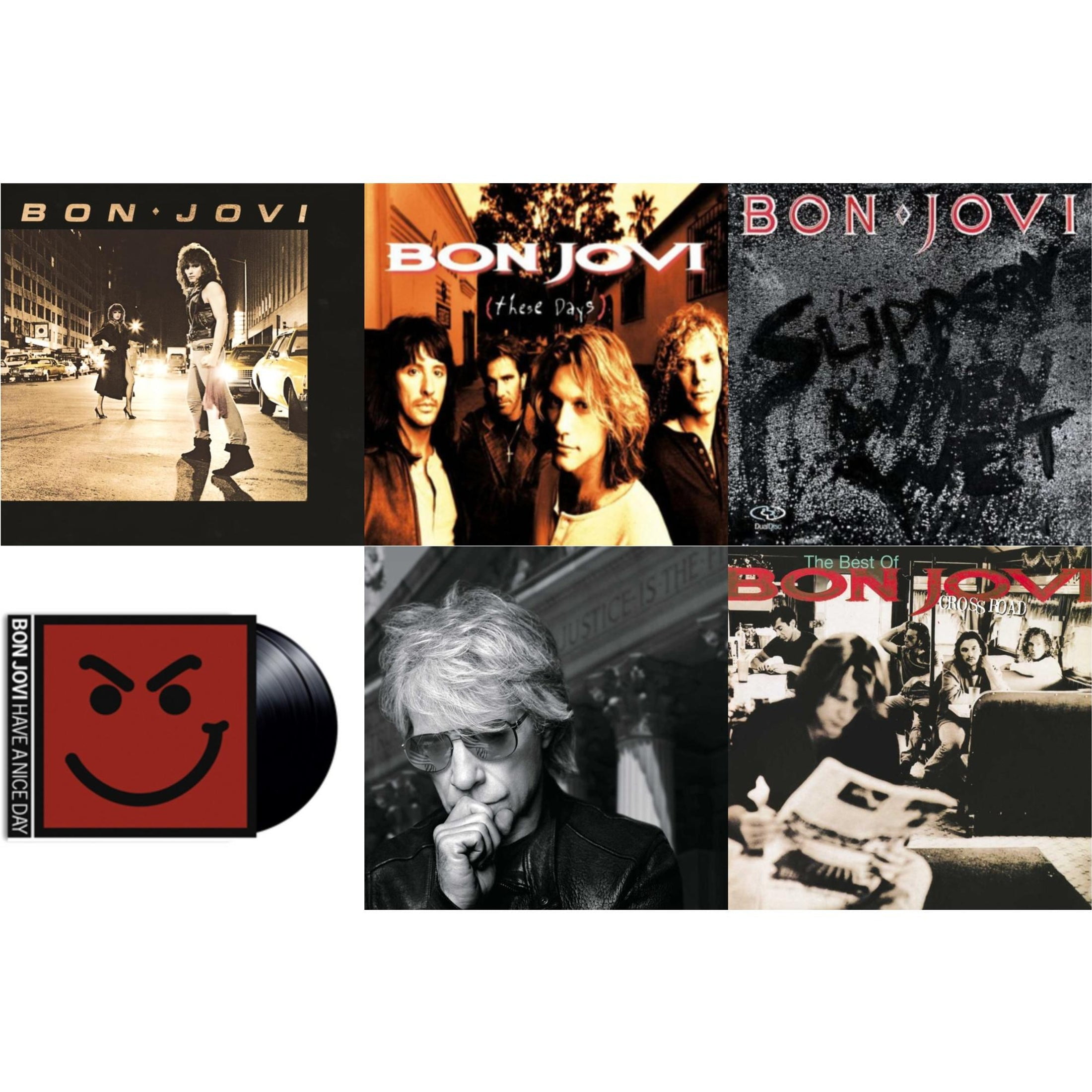 Bon Jovi (180G) & These Days (180G) & Slippery When Wet (180G) & Have A ...