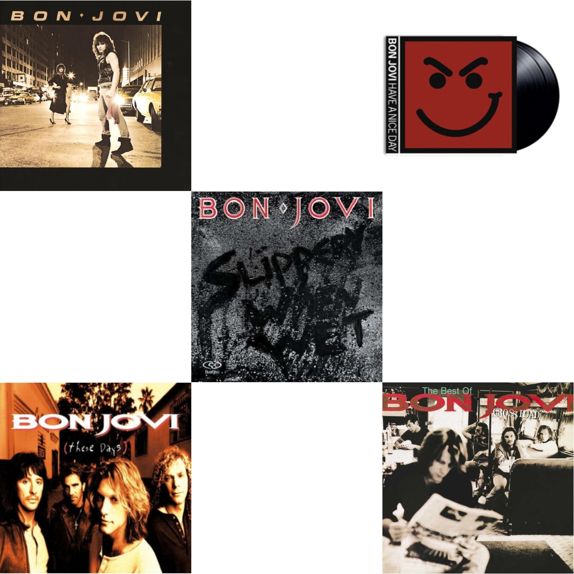 Bon Jovi (180G) & These Days (180G) & Slippery When Wet (180G) & Have A ...