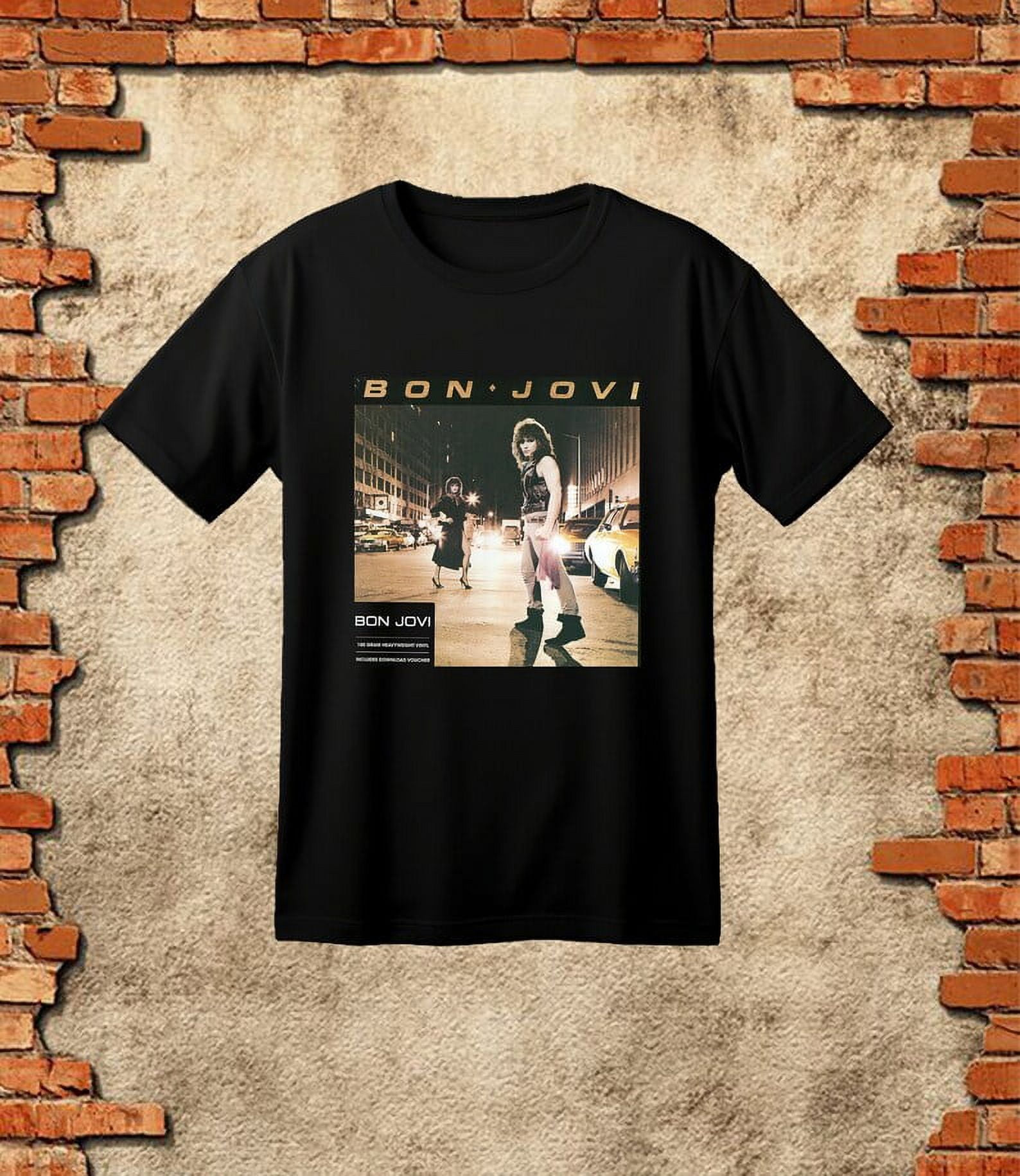 Bon Jovi Homage T-Shirt, Rock Band Tee, Singer Jon Bon Jovi Shirt, Bon ...